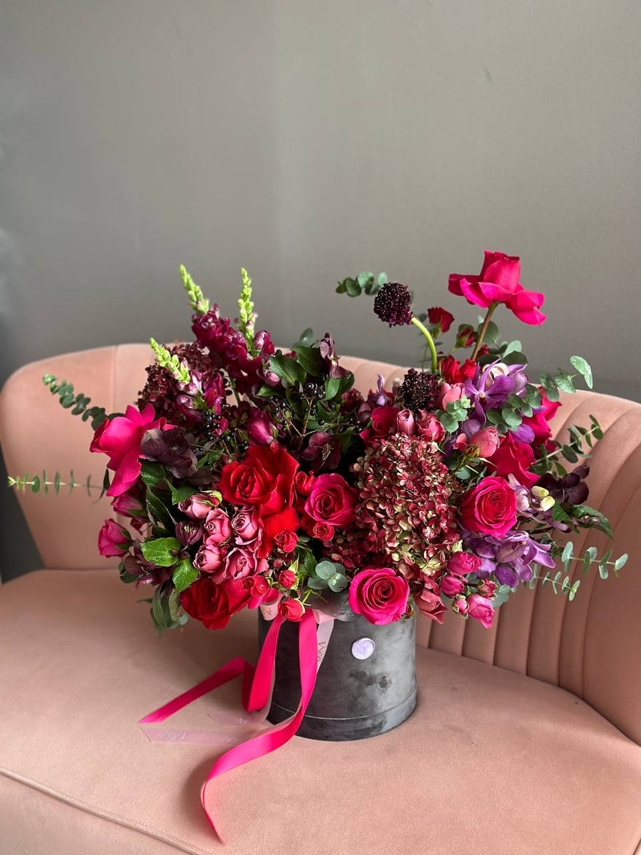 Flower box Passionate Bloom – A&M Floral Place